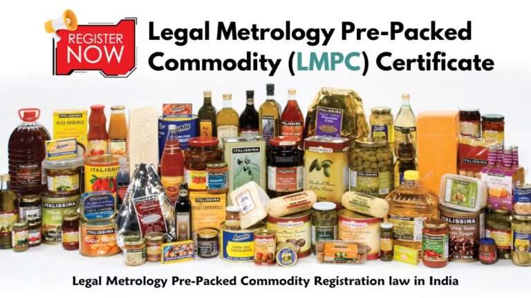 Legal Metrology Pre-Packed Commodity Registration law in India | LMPC